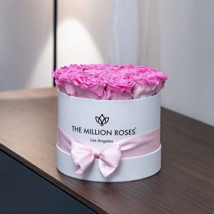 Candy Pink Roses - Preserved Roses Box | The Million Roses®